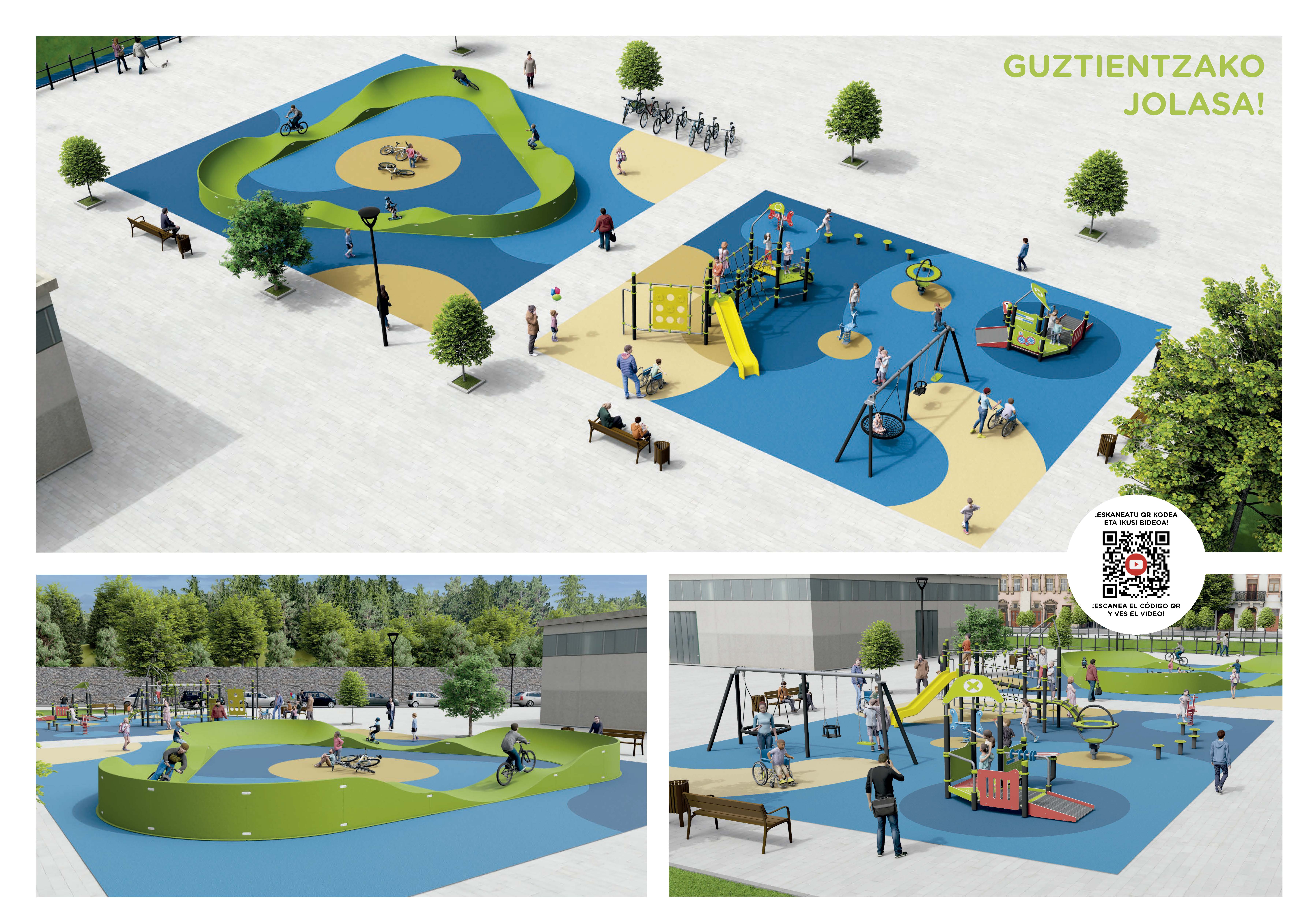 Arrasate elige el diseño ‘Guztiendako jolasa’ para el nuevo parque de ...