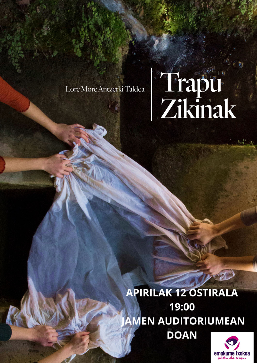 El 12 de abril, viernes, la compañia de teatro Lore More representará ...