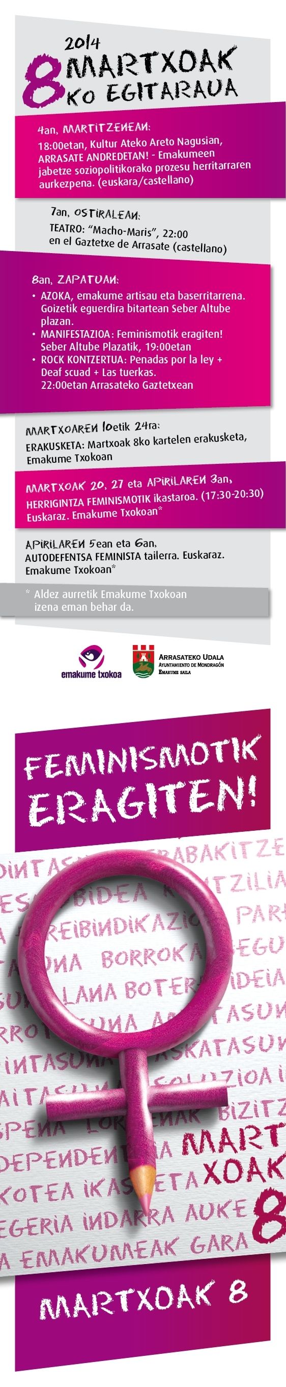 8 de marzo — Emakume Txokoa 8 de marzo — Emakume Txokoa